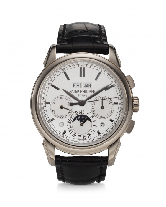PATEK PHILIPPE, REF. 5270G-001, A FINE 18K WHITE GOLD PERPETUAL ...