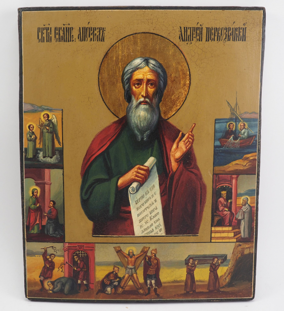 Russische Ikone: Paulus von Theben, 19./ 20. Jh. — Katalog 45. Kunst ...