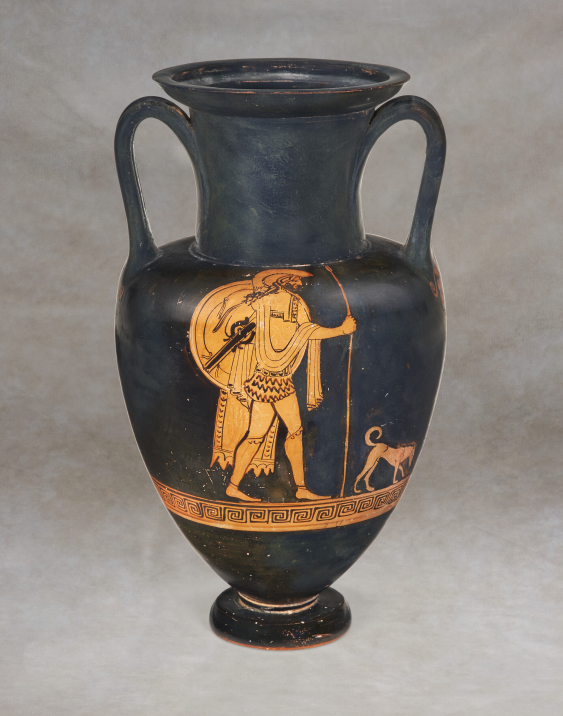 AN ATTIC RED-FIGURED NOLAN AMPHORA