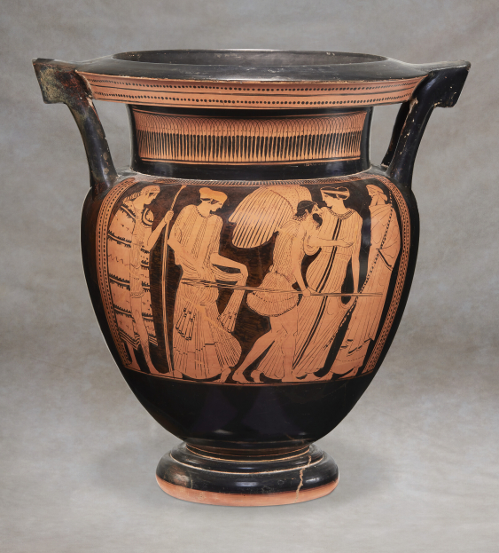 AN ATTIC RED-FIGURED COLUMN-KRATER