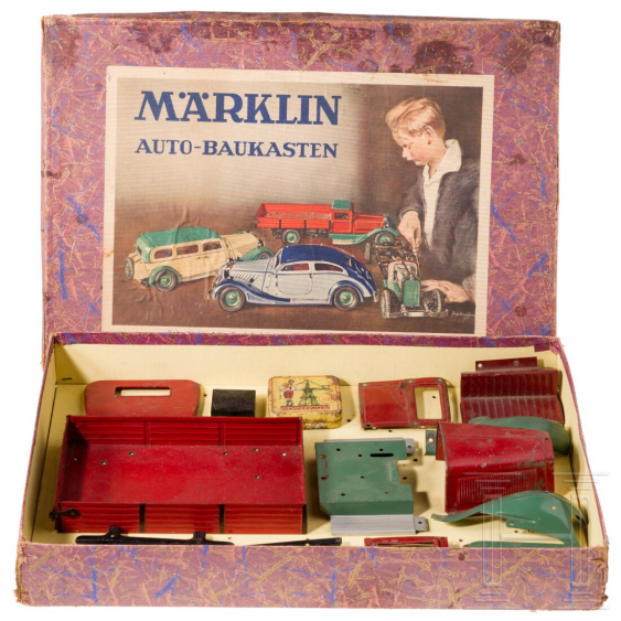 Märklin-Baukasten-Auto LKW 1105 L im Originalkarton