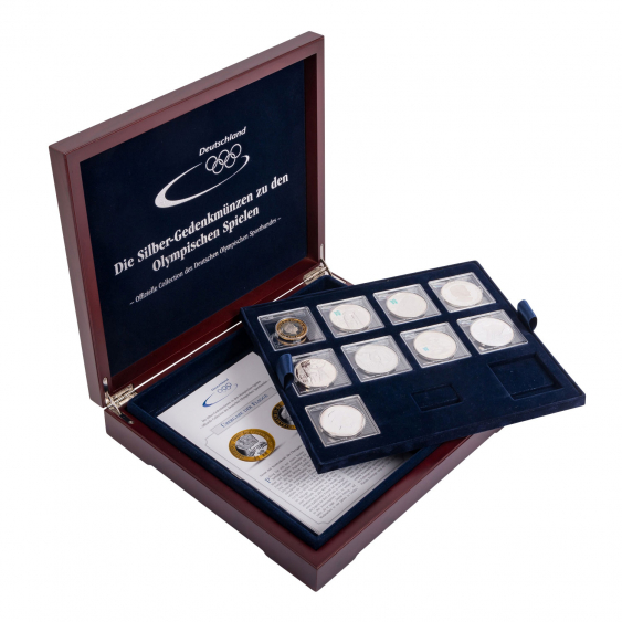 Silver commemorative coins for the Olympic Games,