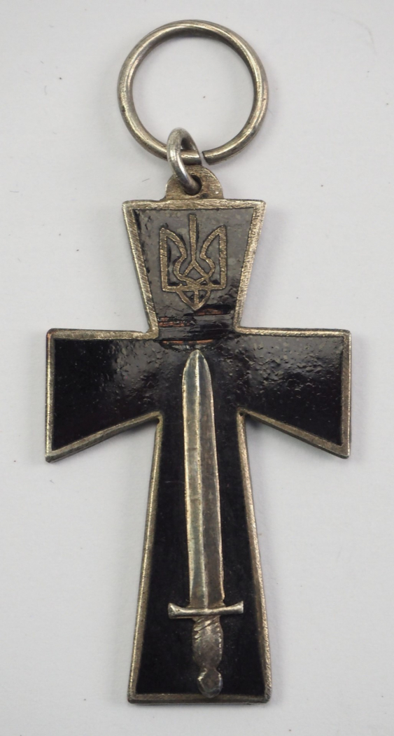 Ukraine: Abzeichen der Freiwilligen Legion.