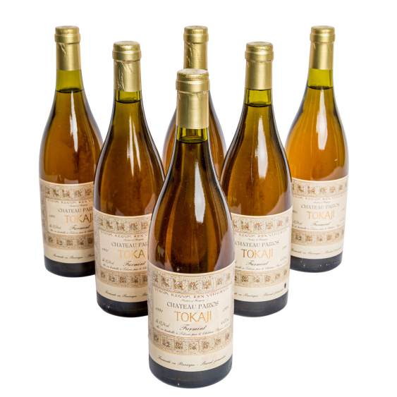 CHATEAU PAJZOS 6 bottles TOKAJI 1991