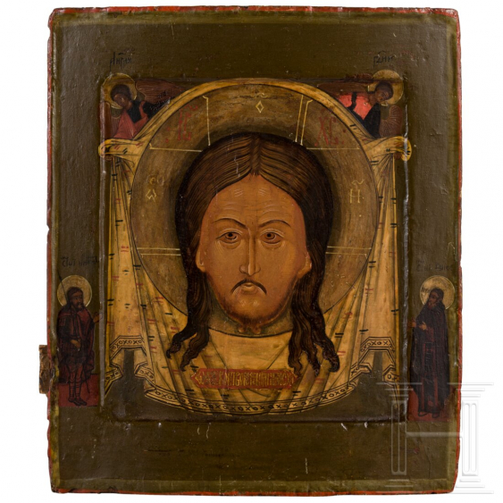 Ikone mit dem Mandylion, Russland, um 1700 — Katalog A96: Works of Art, Antiques, Ancient and ...