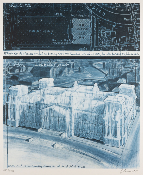 CHRISTO & JEANNE-CLAUDE WRAPPED REICHSTAG